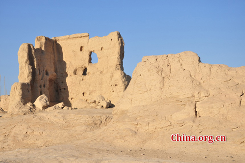 Scenery of ancient city of Jiaohe in Xinjiang - Global Times