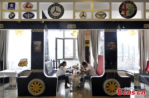 Car-themed restaurant in Taiyuan, Shanxi - Global Times
