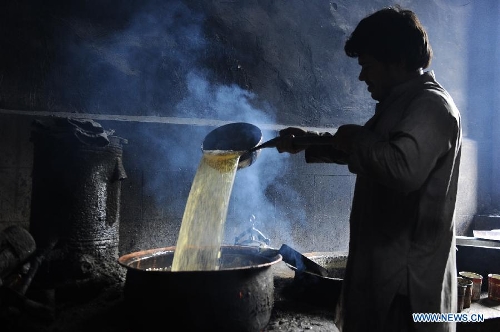 Traditional sweet making in Herat, Afghanistan - Global Times