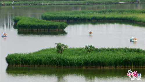 Amazing Mingcui Lake in China's Yinchuan - Global Times