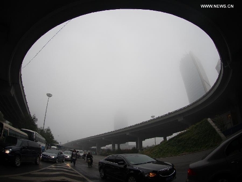 Heavy fog continues to shroud N China - Global Times