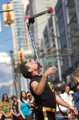 Vancouver Int'l Busker Festival kicks off - Global Times
