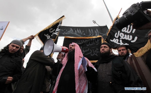 Supporters of Salafi Jihadi group hold protest in Jordan - Global Times