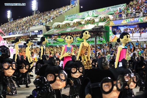 Splendid samba parade in Brazil - Global Times