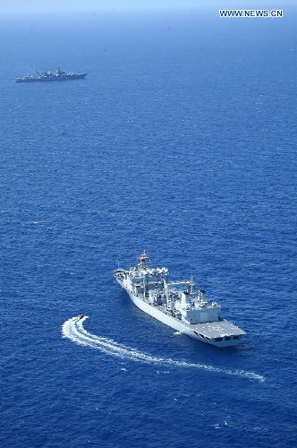 Chinese, Russian naval forces end joint military exercises - Global Times