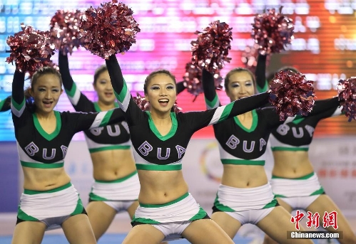 Cheer leading competition held in E China's Nanjing - Global Times