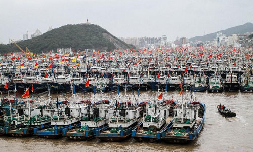 China on orange alert as Typhoon Fitow nears - Global Times