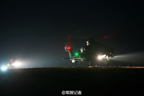 PLA stages night flight drill - Global Times