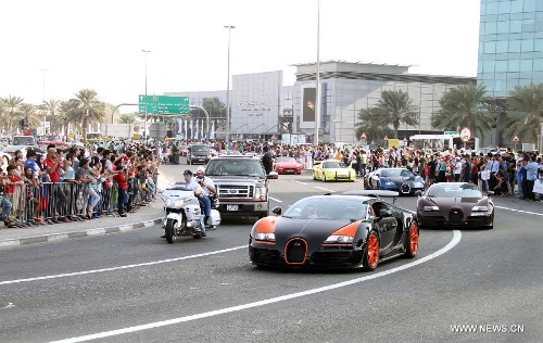 Luxury-cars parade held in Dubai to support bid for 2020 EXPO - Global ...