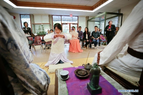 Chinese traditional adulthood ceremony held in Vancouver - Global Times