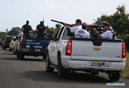 Mexican community forms self-defense groups to fight crime gangs ...