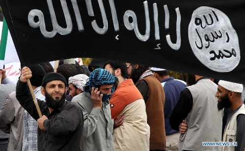 Supporters of Salafi Jihadi group hold protest in Jordan - Global Times