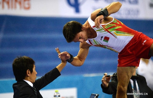 Highlights of 1st day of Gymnastics World Championships - Global Times