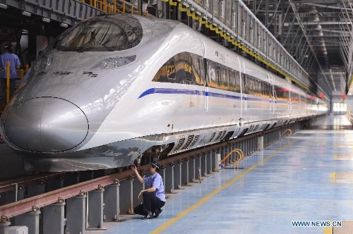 Two CRH 380A to be in service on high speed railway - Global Times