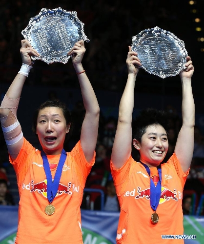 China gets All-England Open women's and men's doubles titles - Global Times