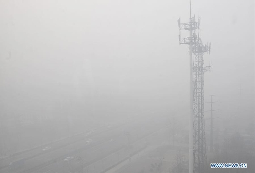 Heavy fog hits cities in N China's Hebei - Global Times