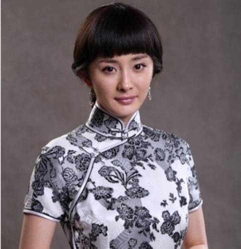 Chinese female stars in cheongsam - Global Times