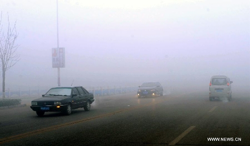 Dense fog envelops cities in China - Global Times
