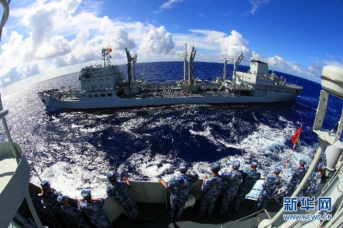 PLA Navy finishes replenishment for the 1st time - Global Times