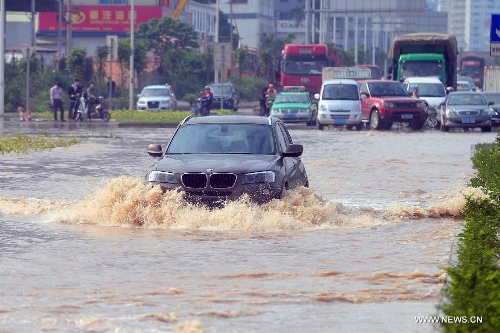 Heavy rainfall hits S. China's Guangxi - Global Times
