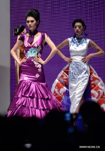 Gao Lixin's creations at Qingdao Fashion Week - Global Times