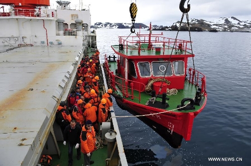 Chinese Antarctic exploration team arrive at Changcheng Station ...