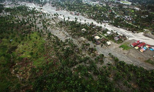 Aftermath of Typhoon Bopha in Philippines - Global Times