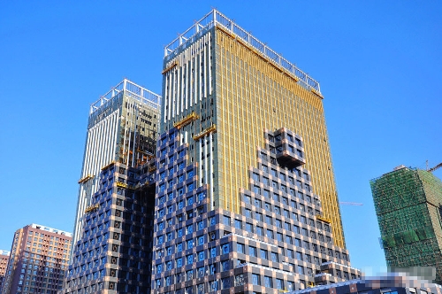 All kinds of gold finish buildings seen in China - Global Times
