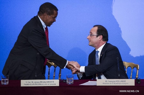 Africa-France summit press conference held in Paris - Global Times