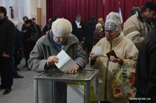 Ukraine's Crimea kicks off referendum to determine future status ...