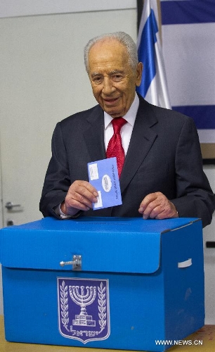Israeli president casts ballot during parliamentary election - Global Times