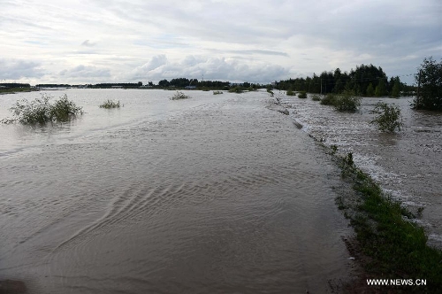 Villages flooded due to embankment breach on Heilong River - Global Times