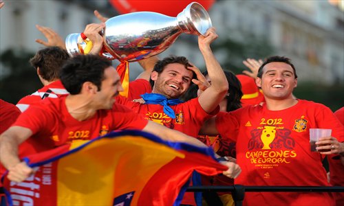 All of Spain celebrates triumph - Global Times