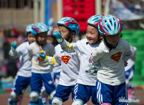 Chinese kids all warmed up! - Global Times