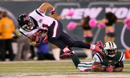 Texans ground Jets to maintain perfect NFL start - Global Times