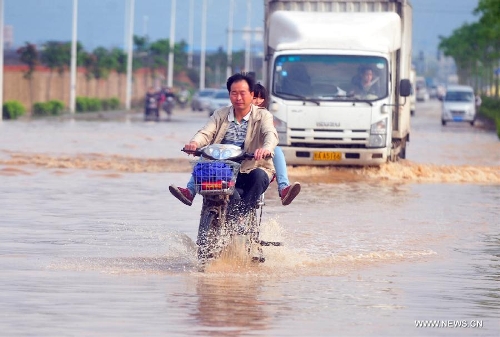 Heavy rainfall hits S. China's Guangxi - Global Times