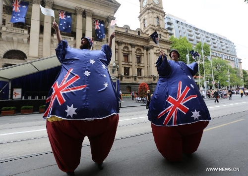 Australians parade to mark National Day - Global Times