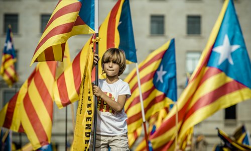 Catalans cry freedom - Global Times