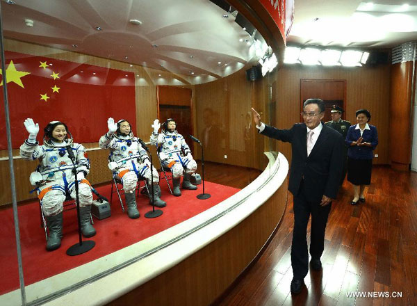 China successfully launches spaceship with first female astronaut ...