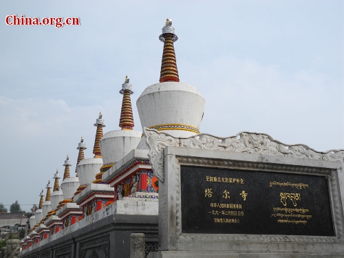 A snapshot of Ta'er Temple - Global Times