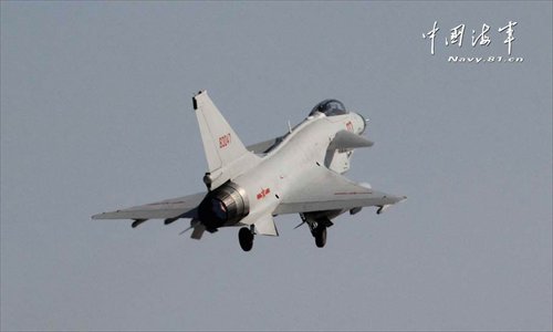 China's J-10 fighters in confrontation drill - Global Times