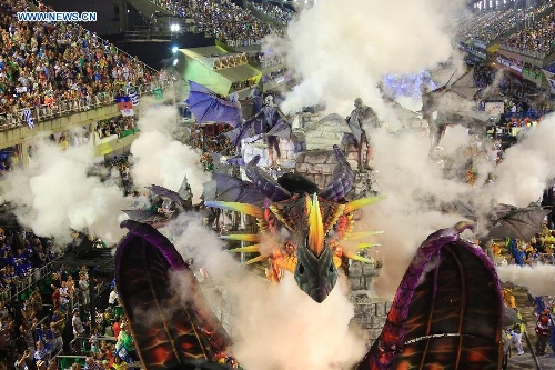 Splendid samba parade in Brazil - Global Times