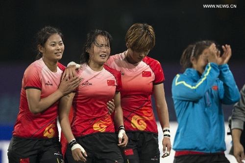 China claims title of women's rugby at Asiad - Global Times