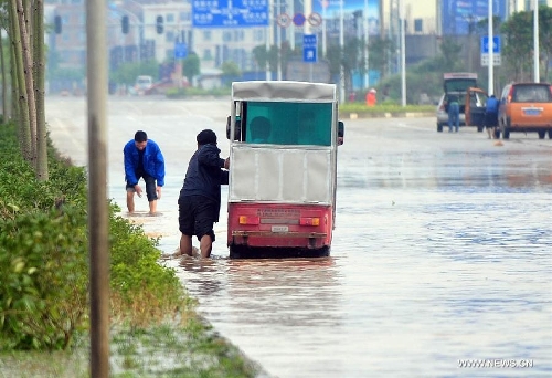 Heavy rainfall hits S. China's Guangxi - Global Times