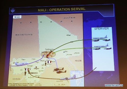 French Defense Minister briefs press on military operation in Mali ...
