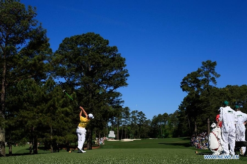 China's Guan Tianlang competes in US 2013 Masters golf tournament ...