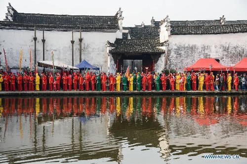 Villagers hold ceremony to worship ancestors in Zhejiang - Global Times