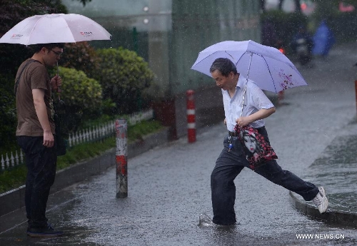 Heavy rainfall hits Nanchang - Global Times