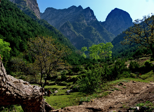 Qinling Shandi Mountains Map