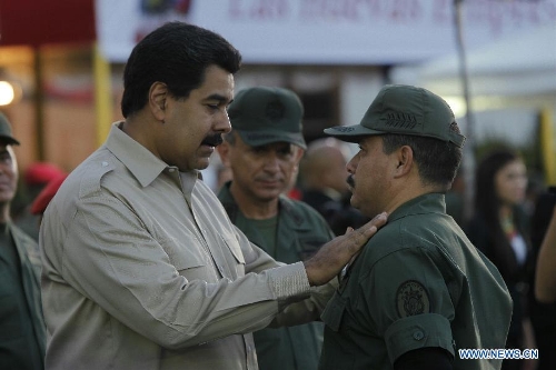 Venezuelan president, top legislator attend year-end event with Army ...
